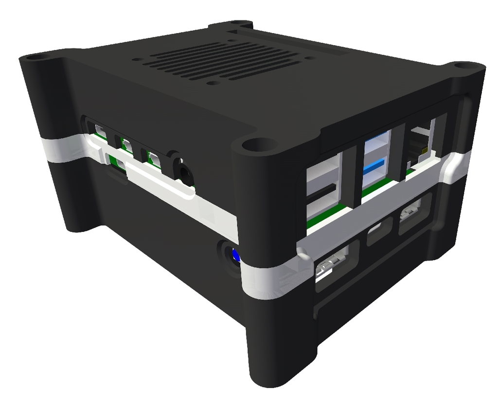RPi4 with UPS Case by Jason | Download free STL model | Printables.com