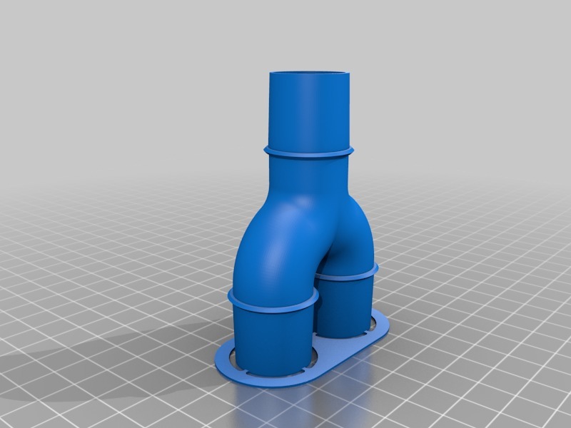 CPAP 22mm hose Y Adapter by jaln | Download free STL model | Printables.com