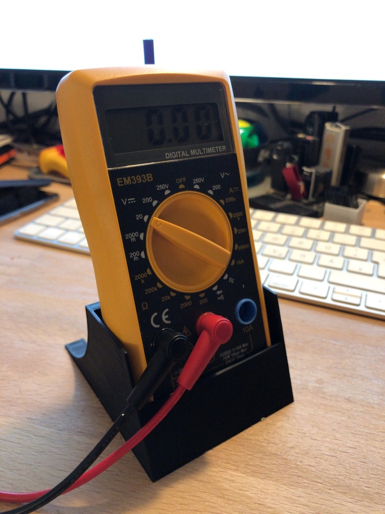 Hama Multimeter Stand / Holder by netzmensch | Download free STL model ...