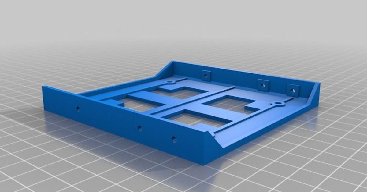 3.5 inch Drive Bay to 2.5 inch Adapter Tray--V2--MOD 02/17/16 by jaln ...