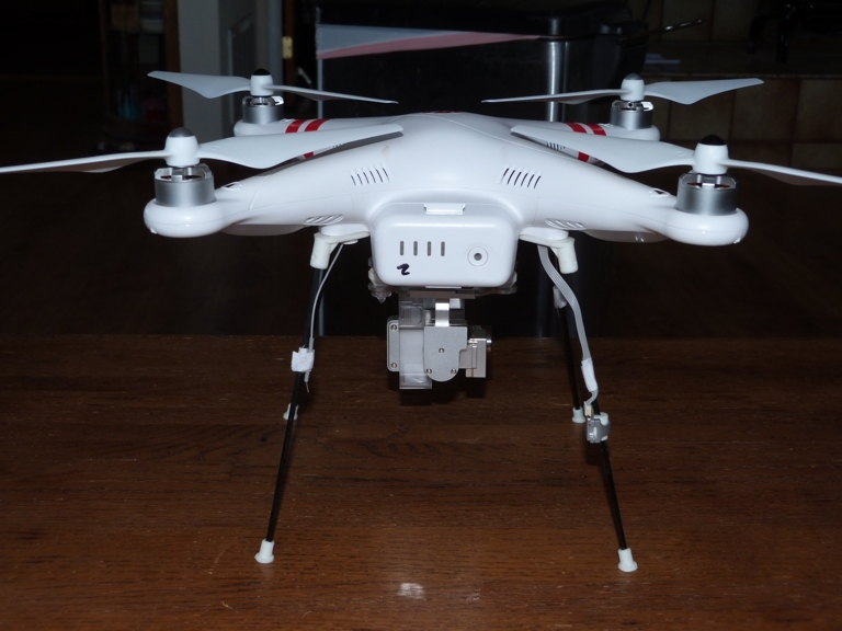 DJI Phantom 2 Carbon Fiber Skid (Rev 11/11/14) by jaln | Download free ...