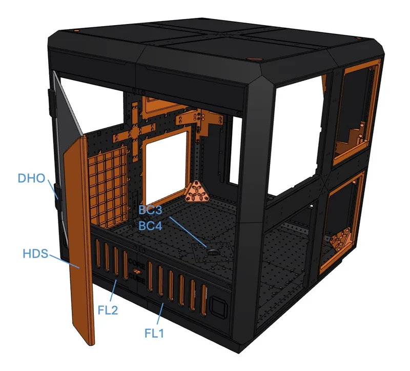 CORE CUBE Professional - Revolving Filament Storage for Prusa CORE ONE ...