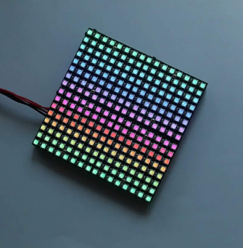 Modular Neopixel Matrix Panel Mount by AD | Download free STL model ...