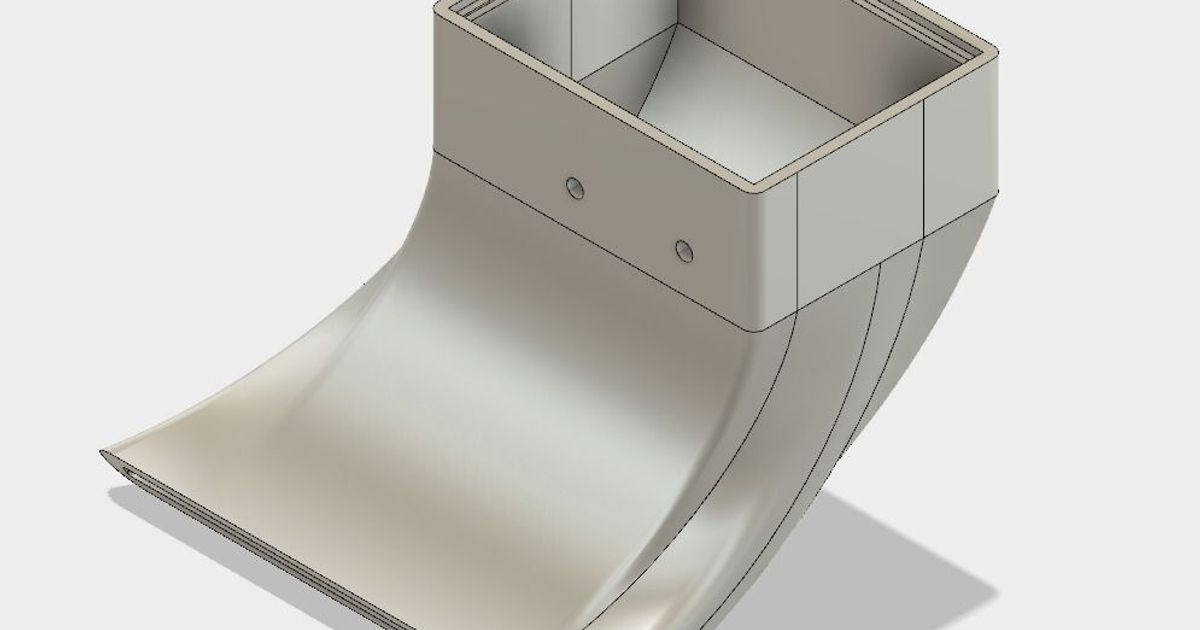Voron 1.5 Fan Duct for 5020 Blower Fan by wywywywy | Download free STL ...