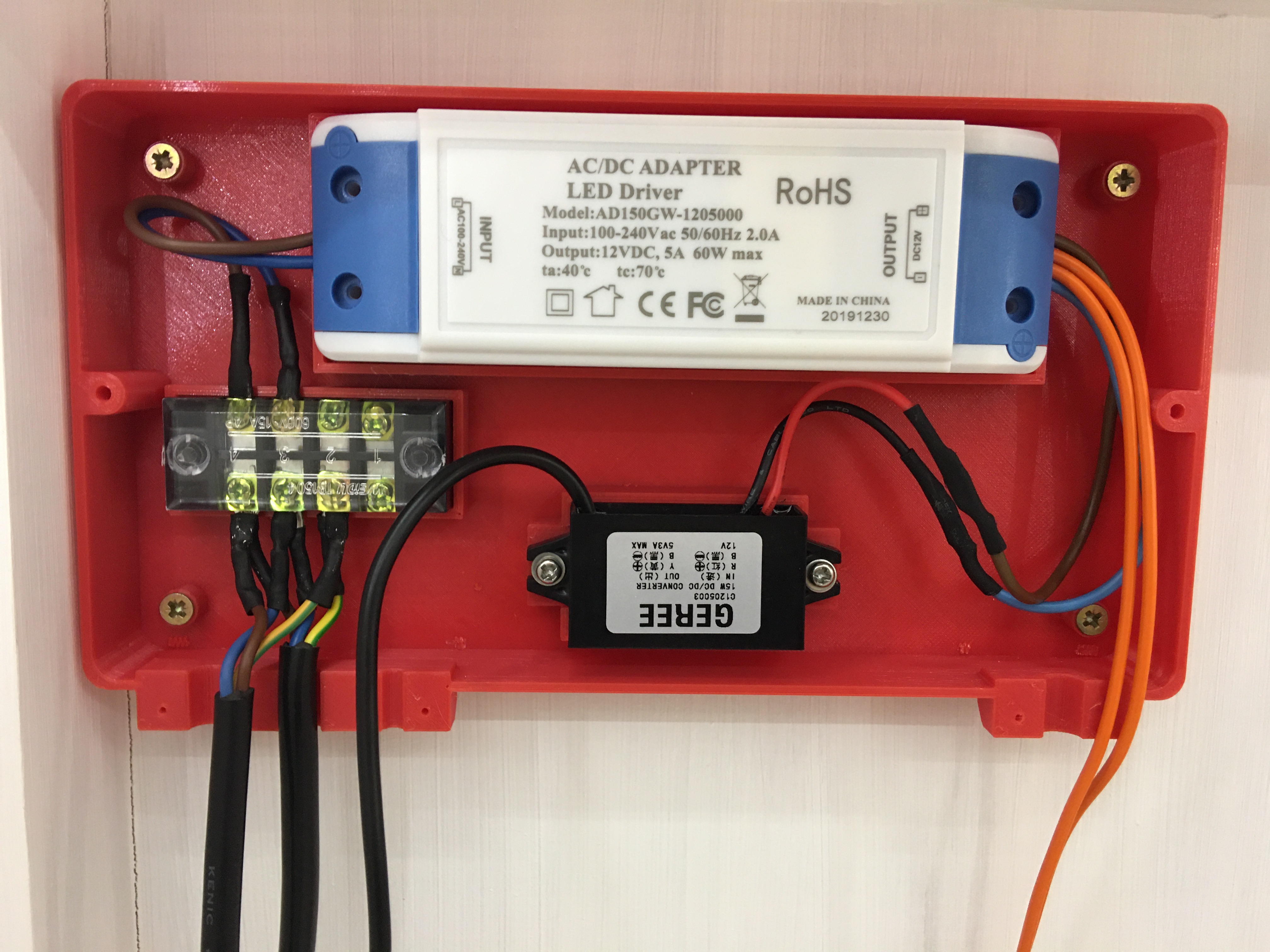 3D Printer Power Unit (Printer, LEDs, RPi) by asteven5 | Download free ...