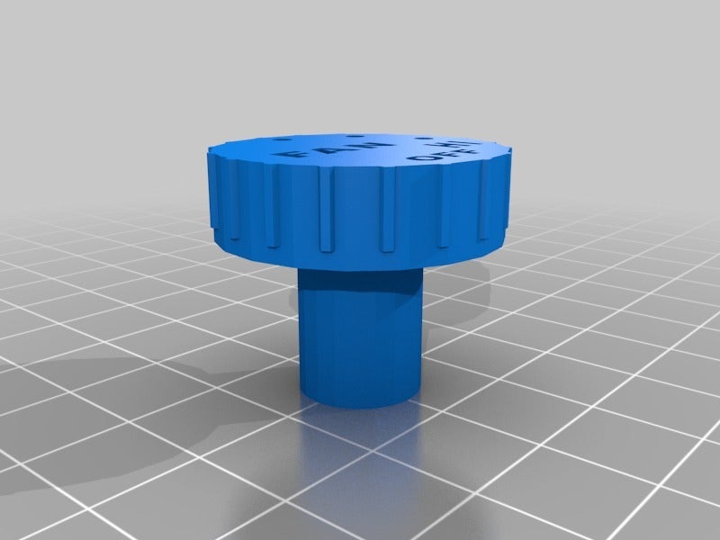 Stove Fan Knob by ecspot | Download free STL model | Printables.com