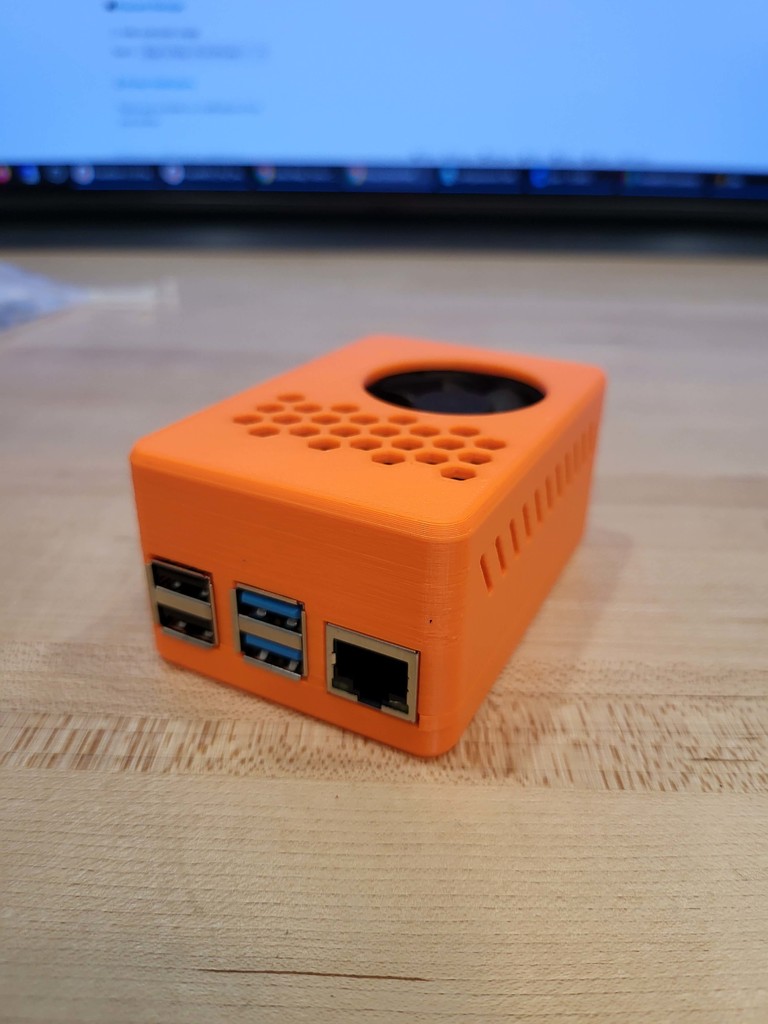 Raspberry Pi 4 - PoE Texas Hat - 40x10 Noctua Fan Case by Regulus | Download free STL model ...