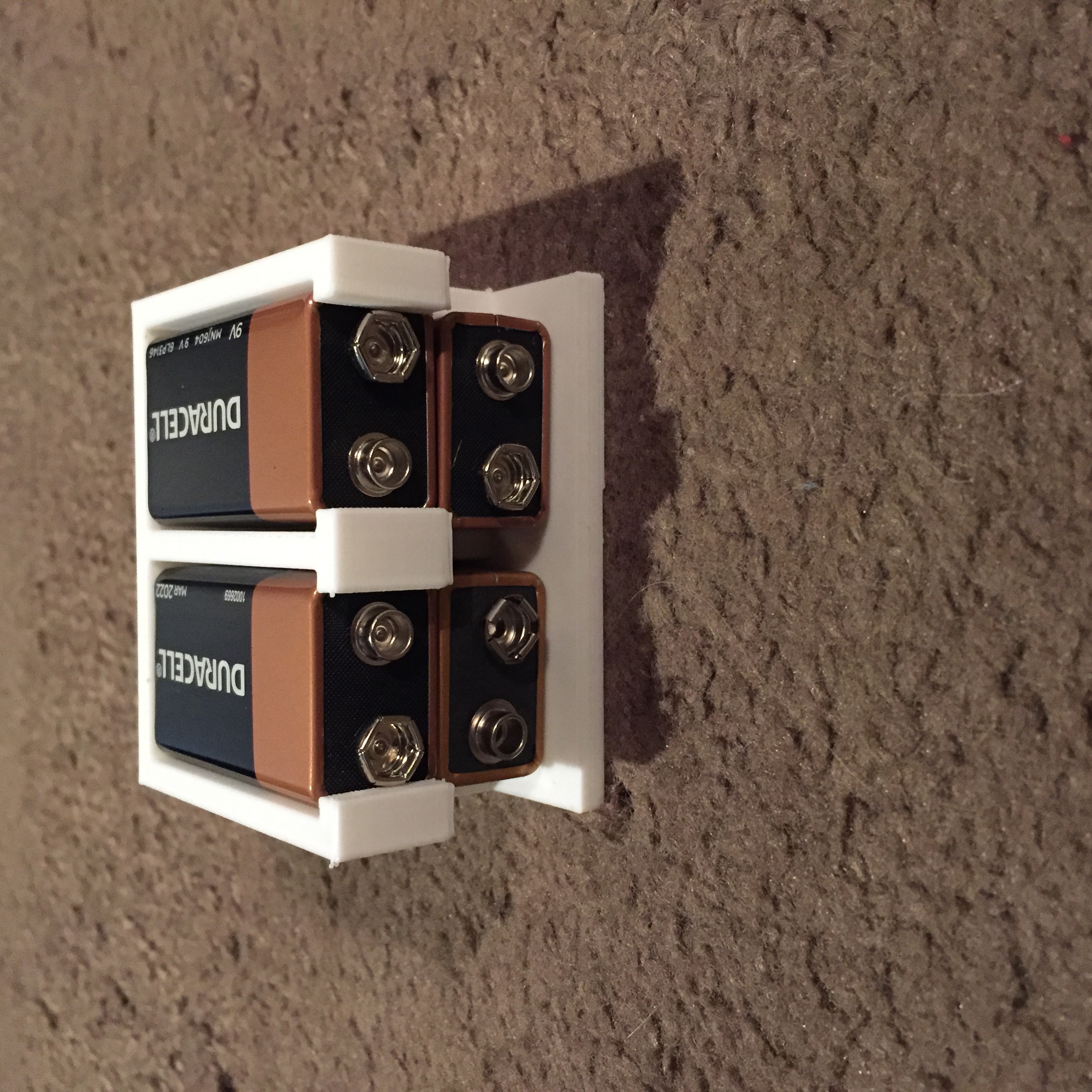 9-Volt Battery Holder (Parametric) by WildJoker | Download free STL ...