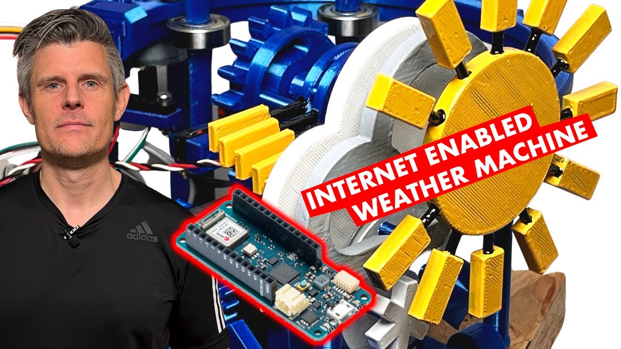 3D Printed Weather Contraption using Arduino Wifi by Michael Johnson ...