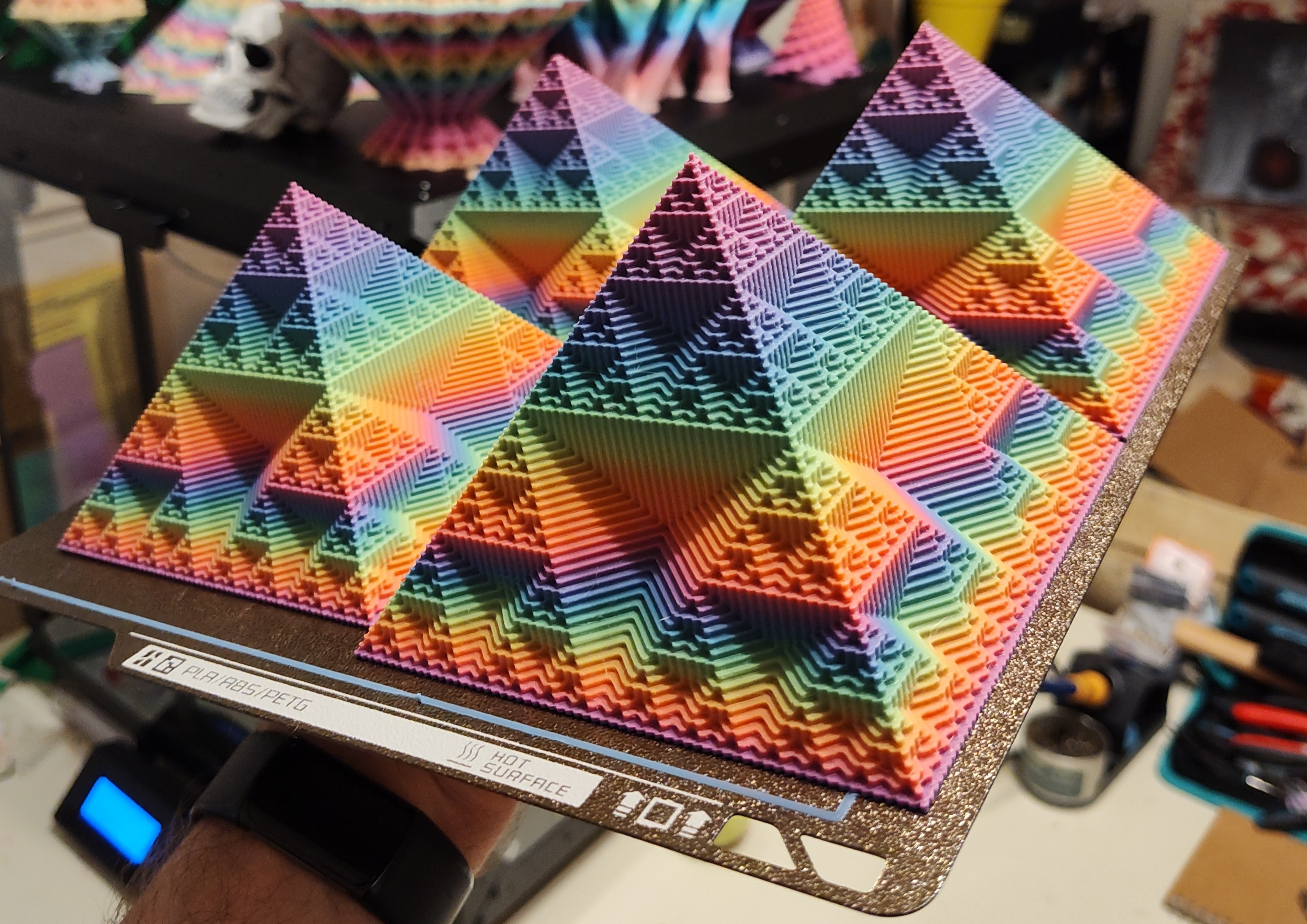 Node Fractal Pyramid by Endless Design Lab 🌀 | Download STL model | Printables.com