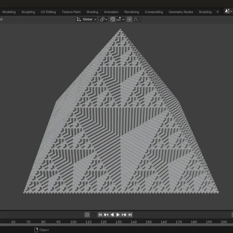 Node Fractal Pyramid by Endless Design Lab 🌀 | Download STL model ...