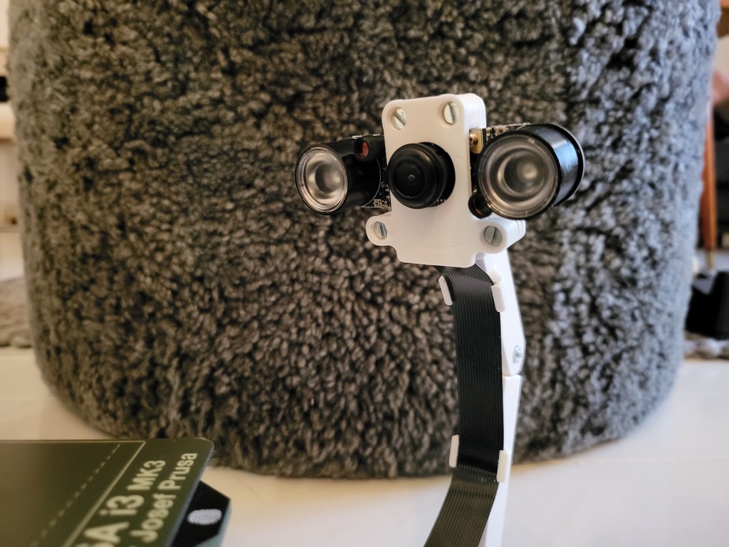 Pimoroni Fisheye Night vision camera mount by Erik | Download free STL ...