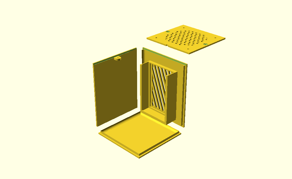 Configurable Parametric Project Box por slemmin | Descargar modelo STL ...