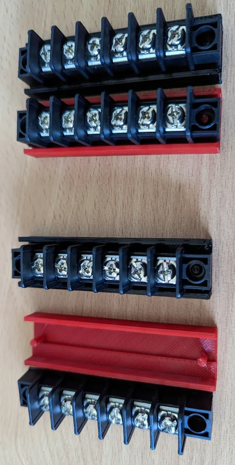 Terminal Block Backplate by Superman_chris | Download free STL model ...