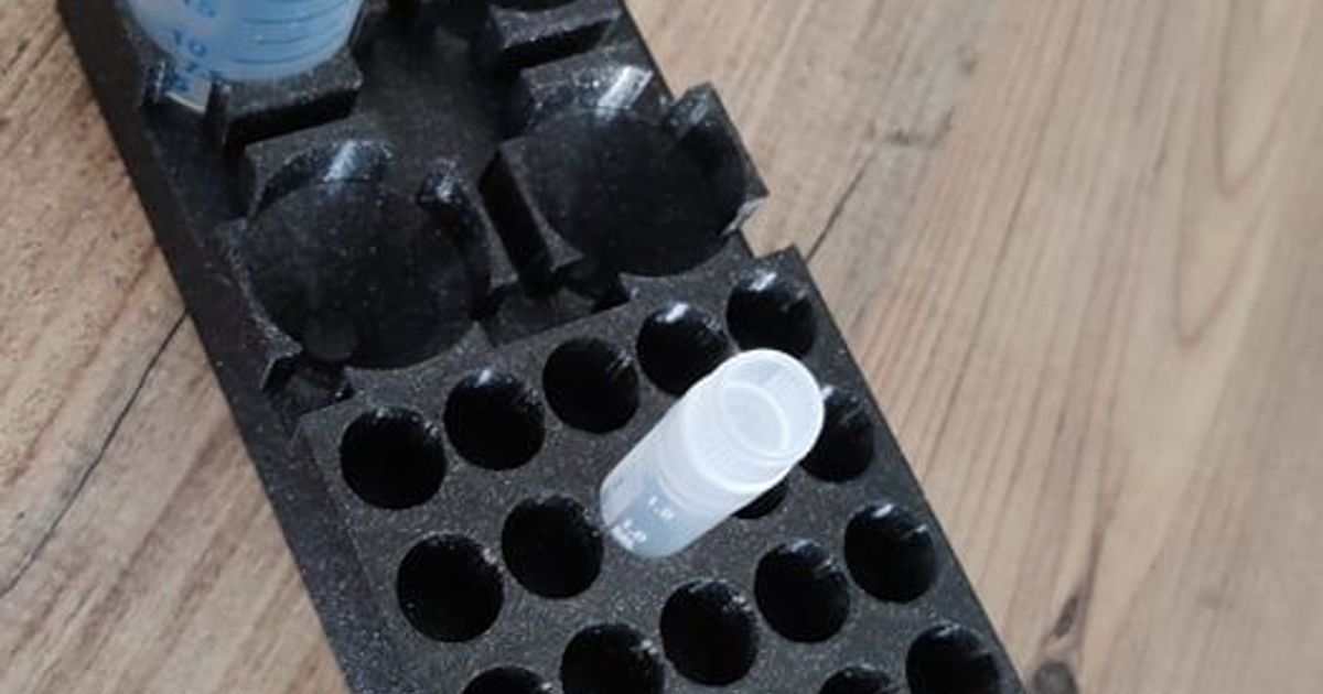 50ml Falcon + 1ml Cryovial / Falcon Rack by DSpecter | Download free ...