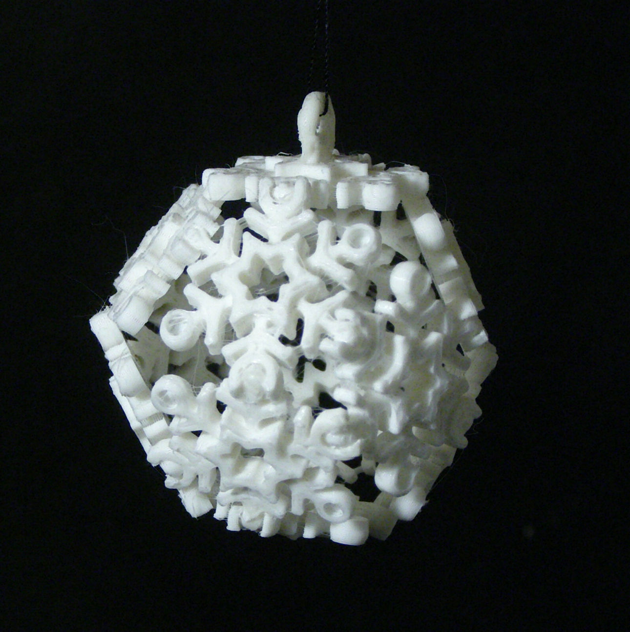 Christmas ball snowflake by Václav Krmela | Download free STL model ...