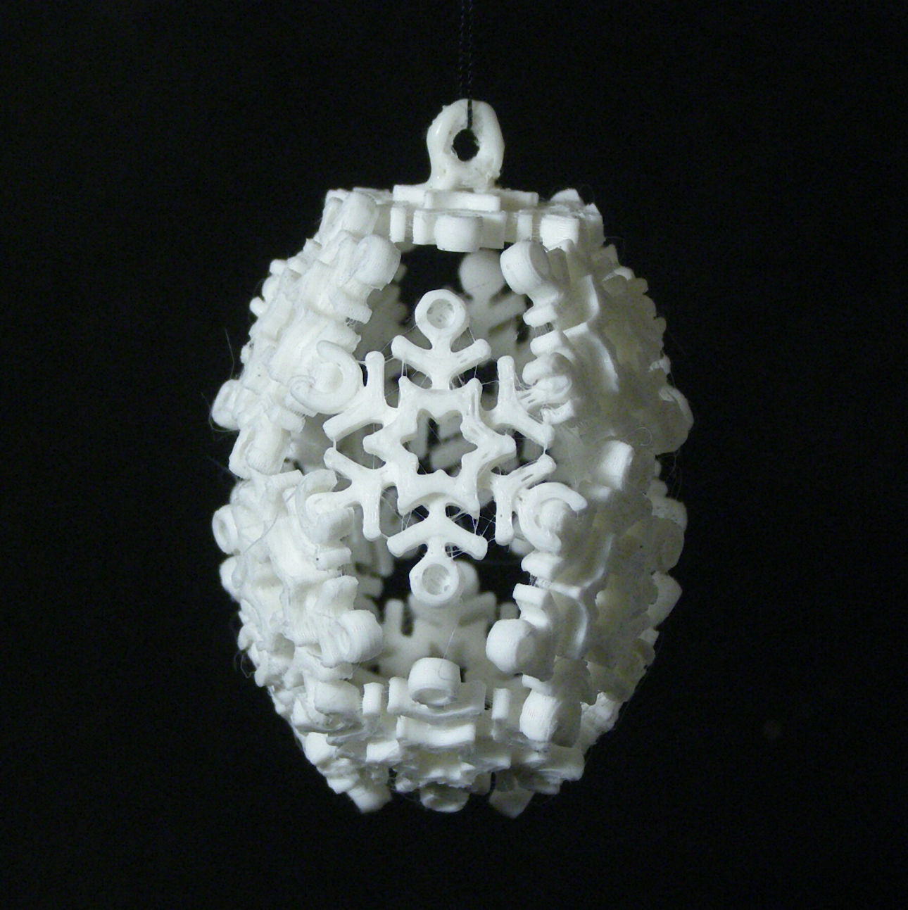Christmas ball snowflake by Václav Krmela | Download free STL model ...