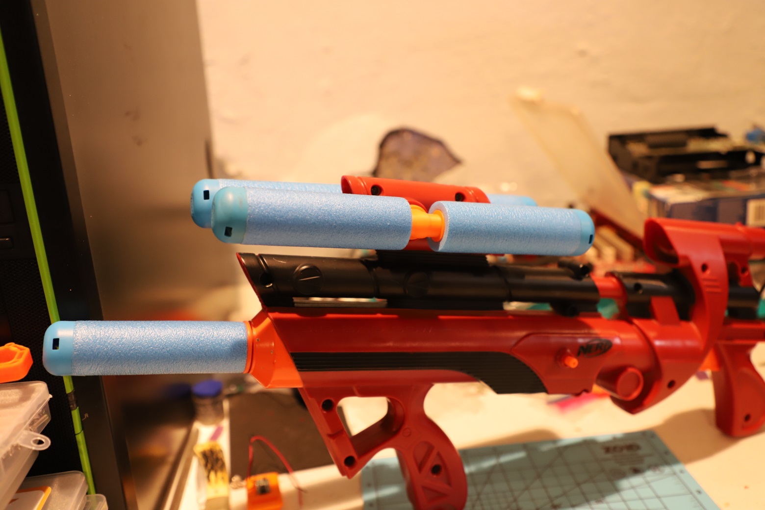 Nerf Big Bad Bow MegaXL Dart Holder by Phthalo | Download free STL ...