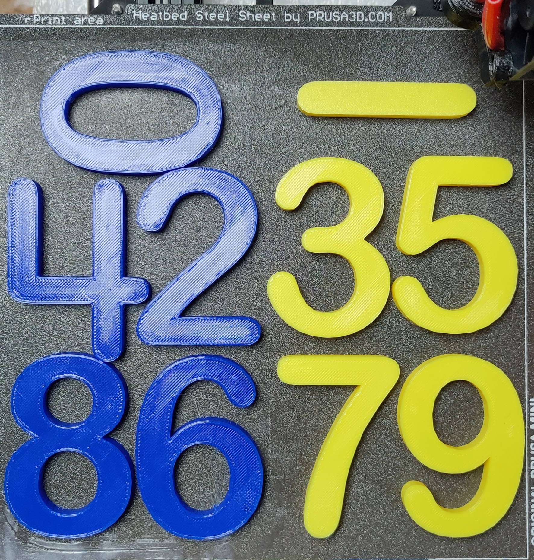 Numbers for kindergarten by Kalix | Download free STL model ...