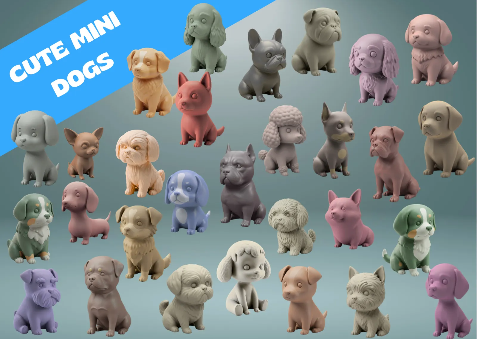 Cute Mini Animals Edition 3 by rowertg | Download free STL model ...
