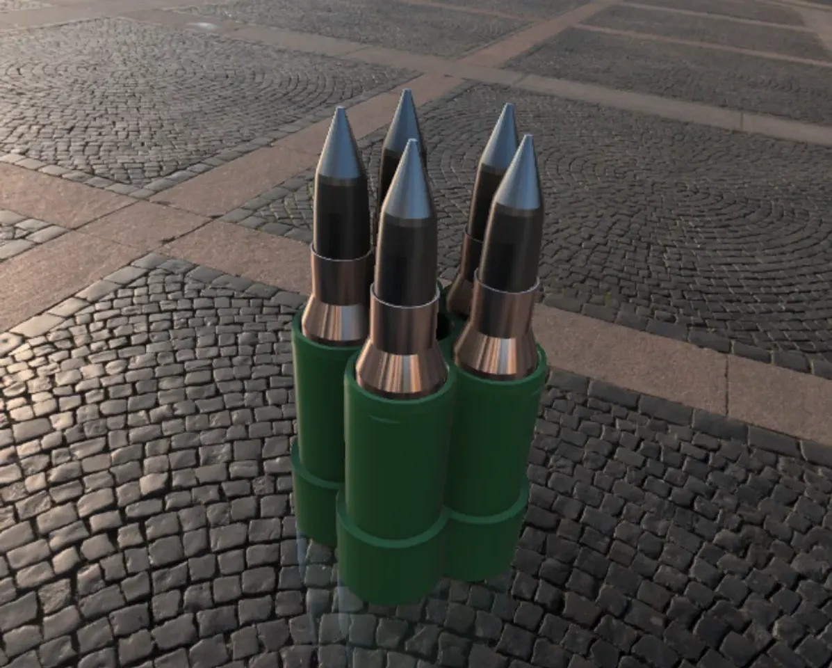 308x5 Bullet Case by Tomson Design | Download free STL model ...