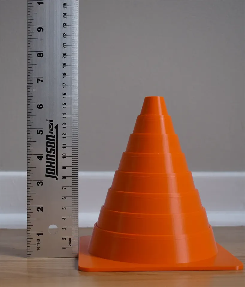 Pop-Up Traffic Cone - Small by CovertContours | Download free STL model ...