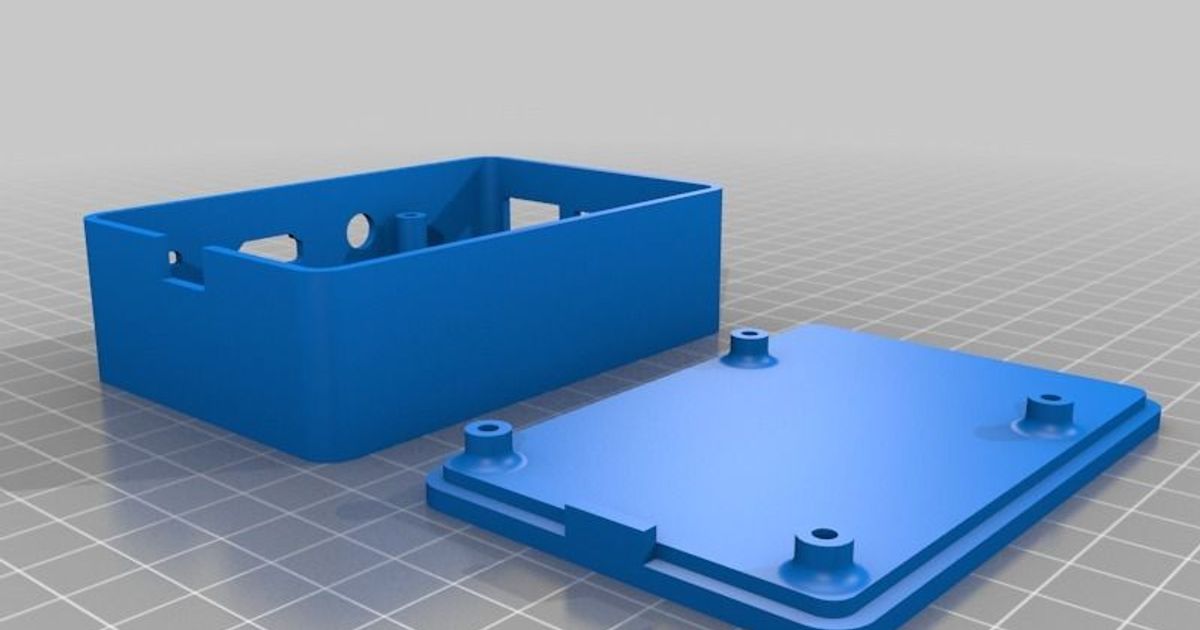 Simple Raspberry Pi Case by Mighty | Download free STL model ...