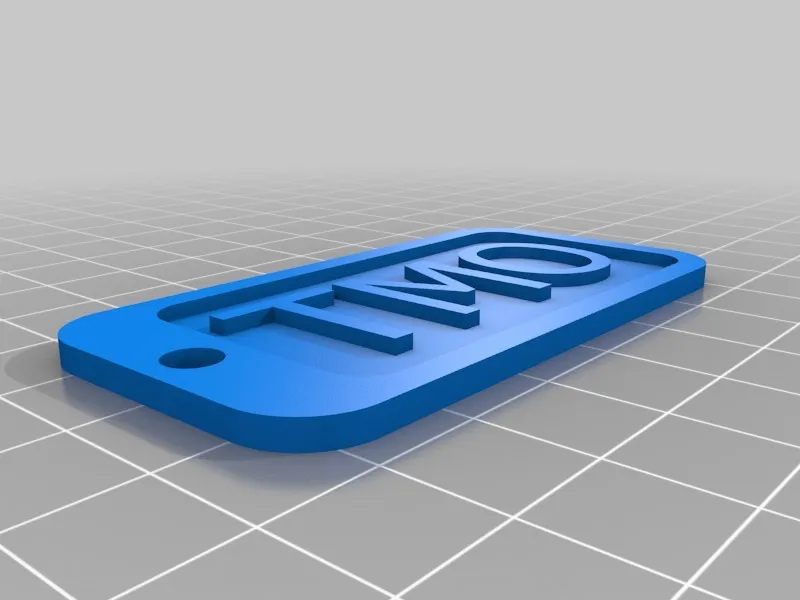 TMO keychain by glsf91 | Download free STL model | Printables.com