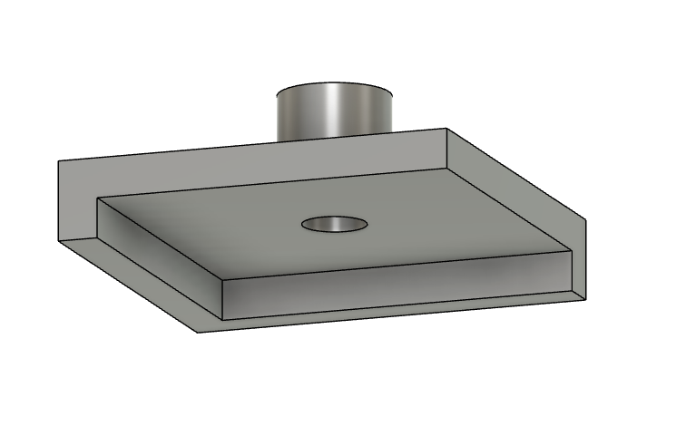 Drill template 45x45 6mm centerhole by Marcus | Download free STL model ...