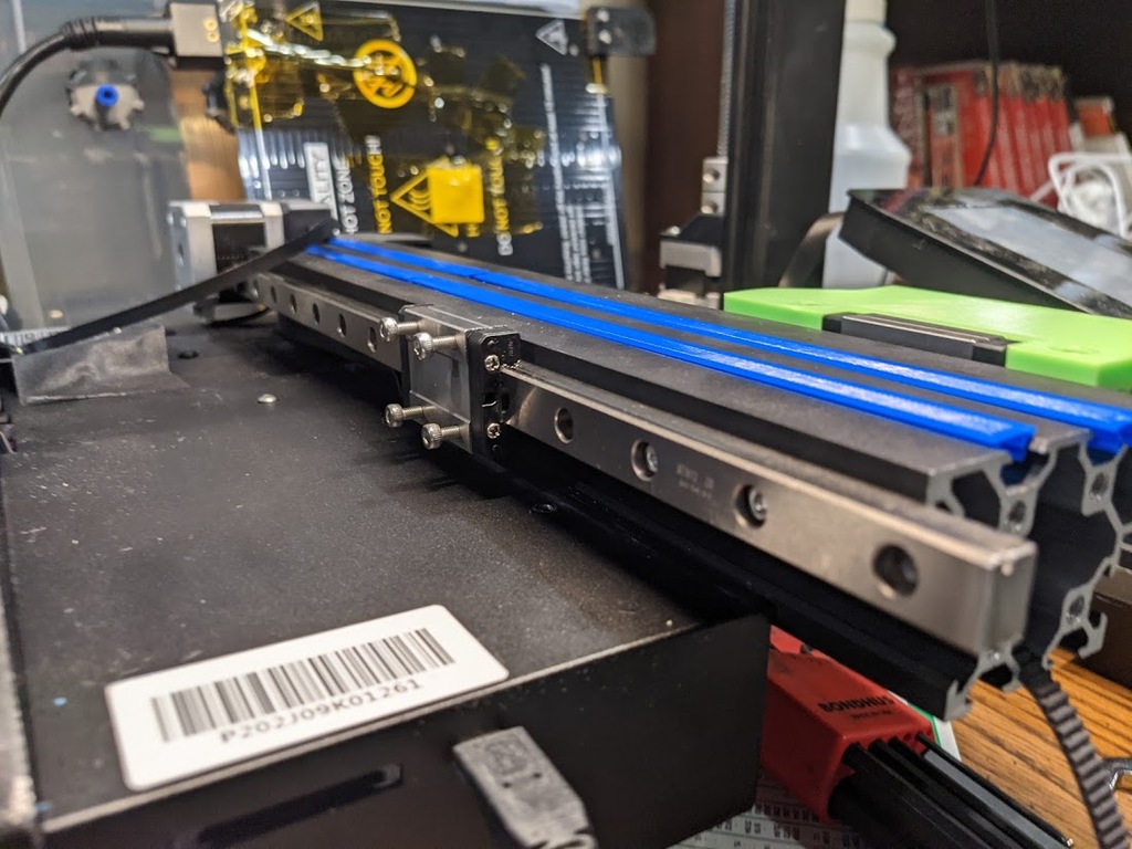 CR-6 SE Y-axis Linear rail and MGN12H carriage mount by GX1400 ...