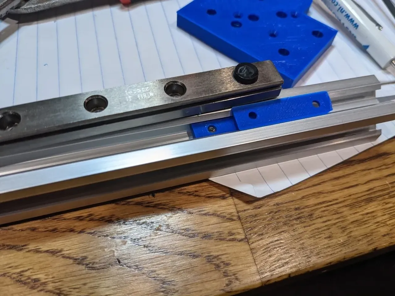 CR6 SE Hot End Linear Rail MGN12H Mounting System by GX1400 | Download ...
