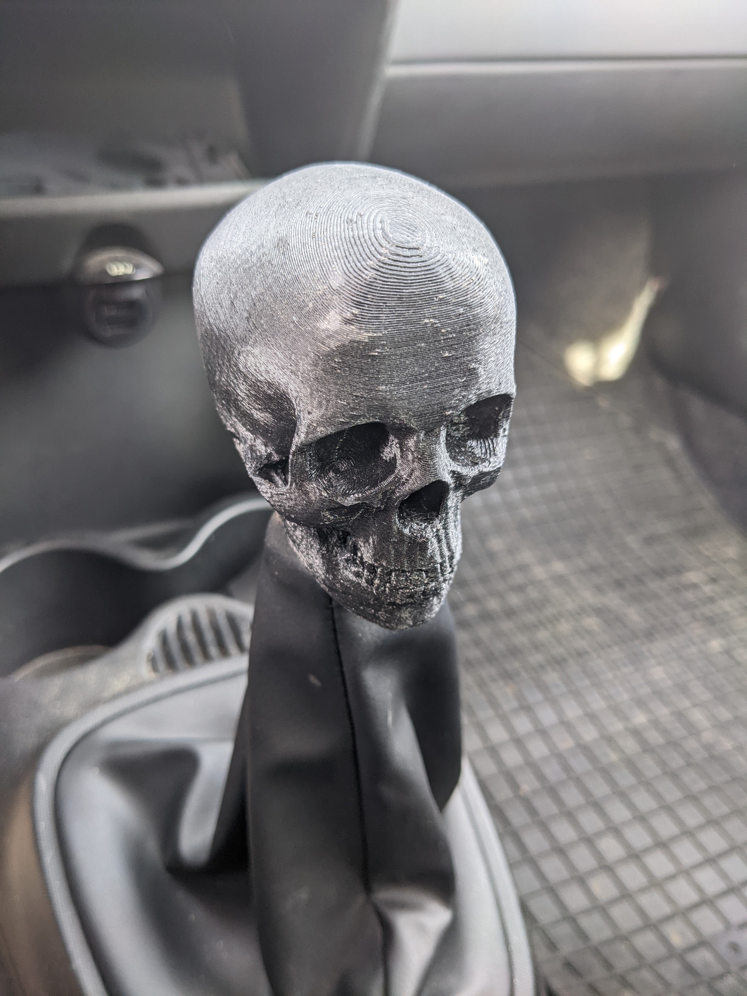 Gear shifter Knob - Skull - Toyota Aygo by HolzerMax | Download free ...