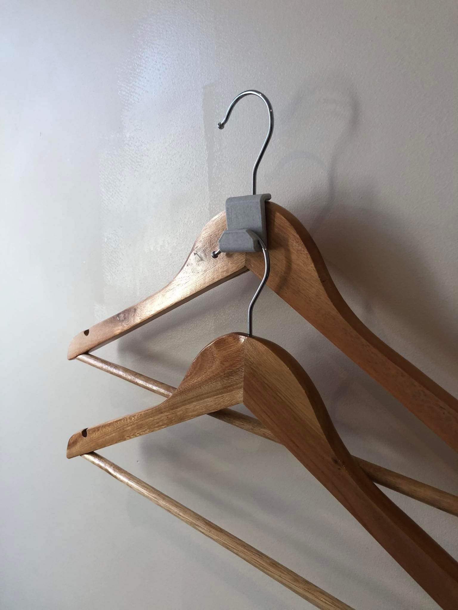 Double Clothes Hanger Attachment by Bryn Parish | Download free STL ...