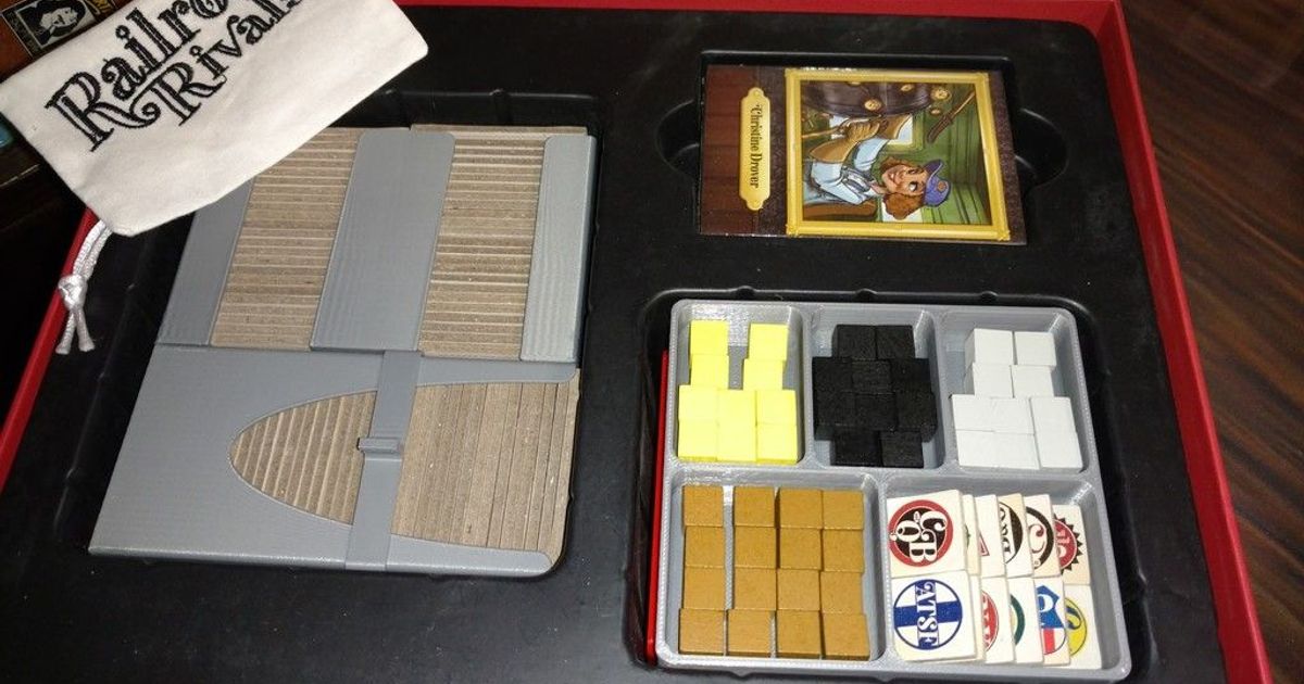 Railroad Rivals Organizer by Paprika | Download free STL model ...