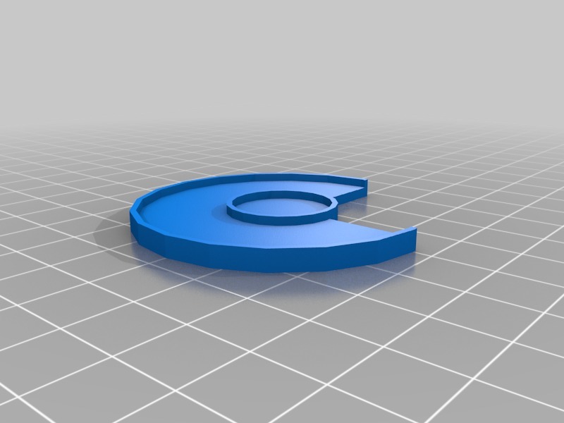 Desk Grommet 2-1/2" Biomorph Desk by Paprika | Download free STL model ...