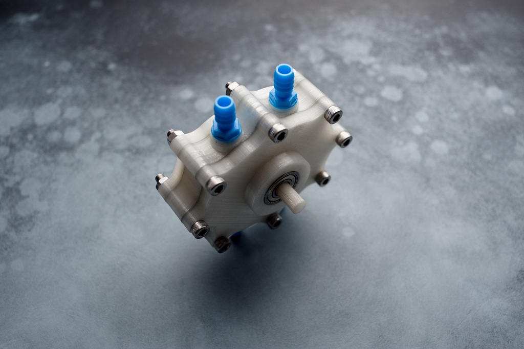 2-in-1 pneumatic air motor/engine/pump by RogueInventor | Download free ...