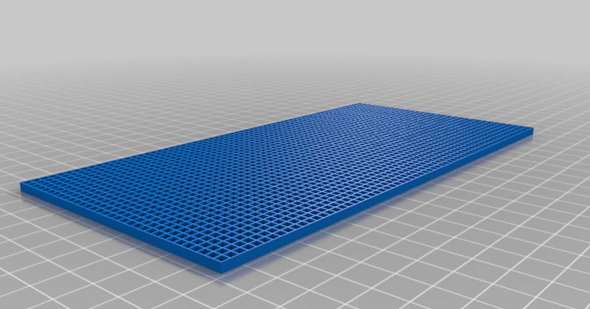 LED Matrix Diffuser P3 64x32 by deyavi | Download free STL model ...