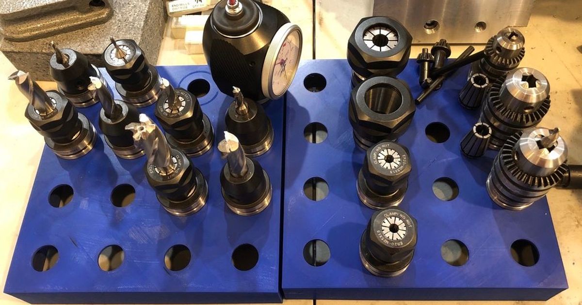 Tormach TTS holder rack, 4x4 by caveduck | Download free STL model ...