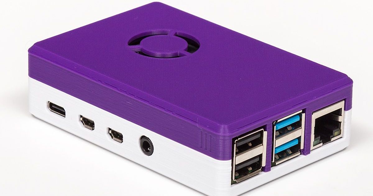 Pi-4 Case with POE Hat by OzRocky | Download free STL model ...