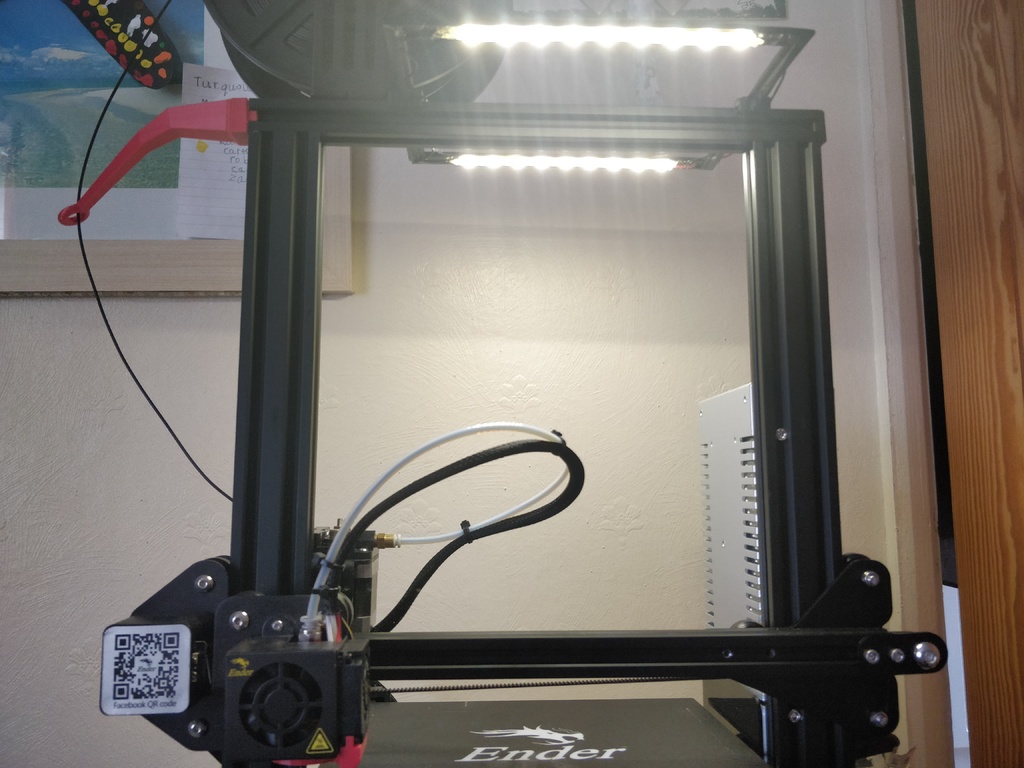 Ender 3 Dual LED Strip by robjohnc | Download free STL model ...