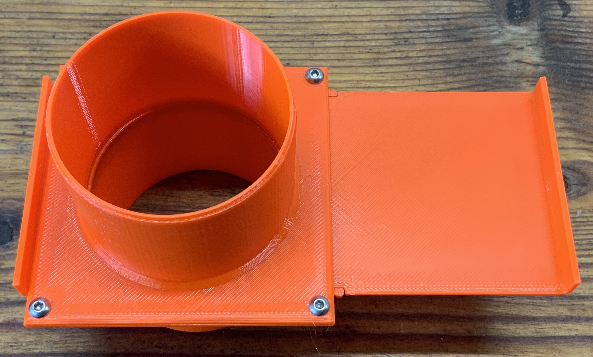 Ventilation Blast Gate 60mm by johbo | Download free STL model ...