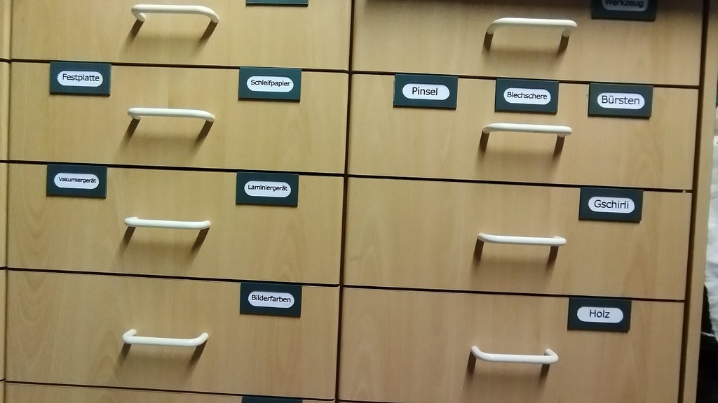 Drawer Labeling for Tidiness by LaserAndy | Download free STL model ...