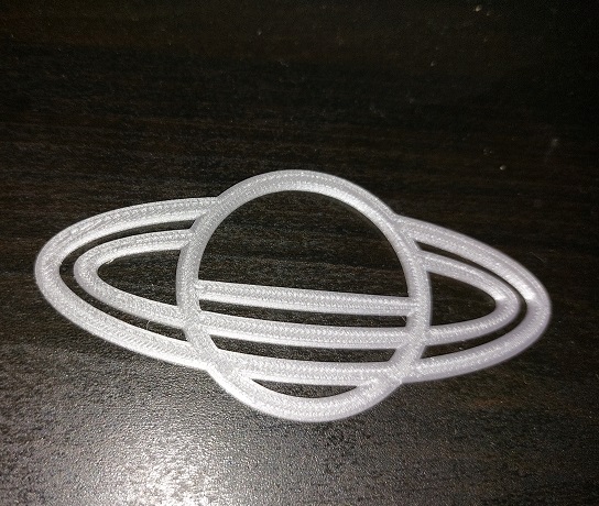 Saturn flat wall decoration as single part by livius | Download free ...