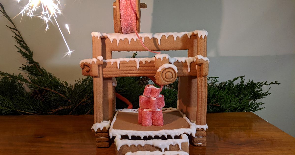 Gingerbread Prusa 3D printer by 3Demon | Download free STL model ...