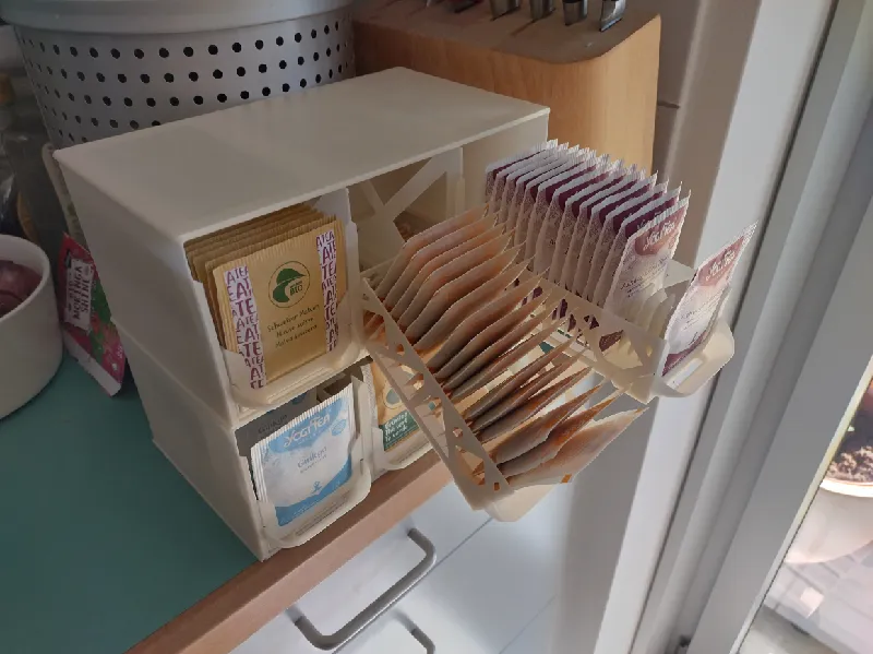 Stackable Tea Bag drawers (20 bags per drawer) by tcies | Download free ...