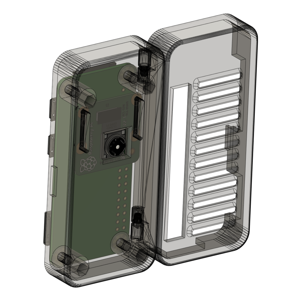 One Piece Raspberry Pi Zero 2 W + Pi Camera case and stand ...