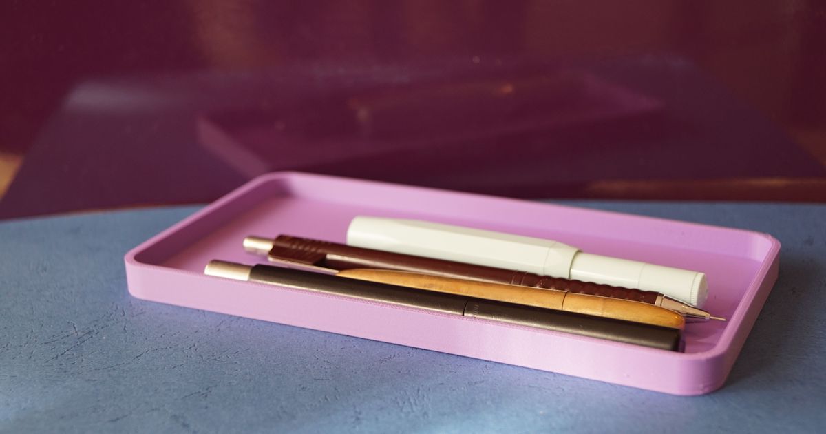 Super Simple Tray (17x9cm) by BlackFury | Download free STL model ...