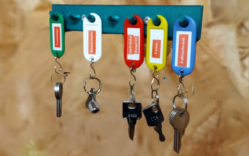 Simple Key Holder by LaserAndy | Download free STL model | Printables.com