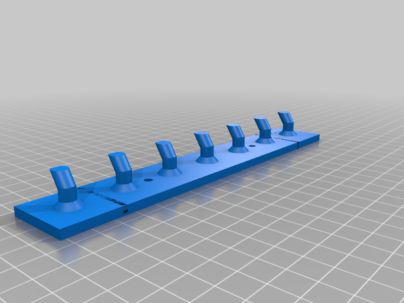 Simple Key Holder by LaserAndy | Download free STL model | Printables.com