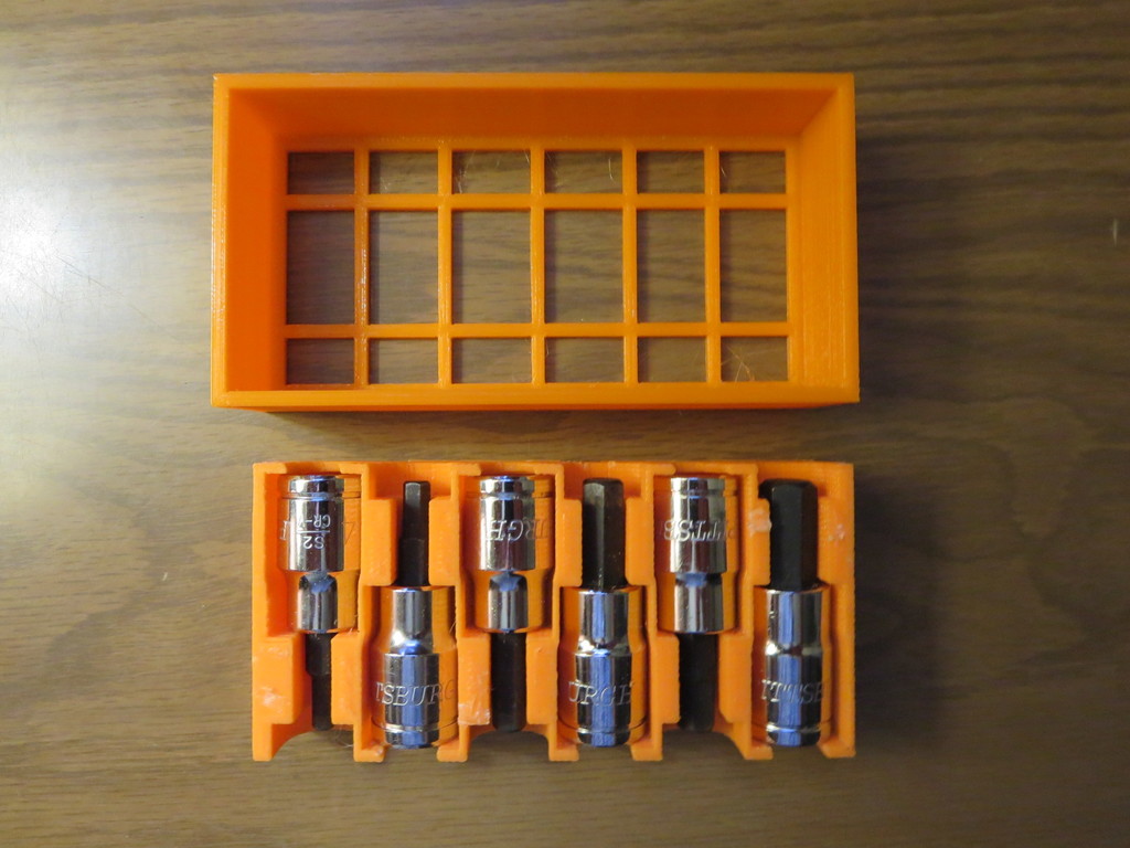 Hex Key Socket Tray by Jesse C | Download free STL model | Printables.com